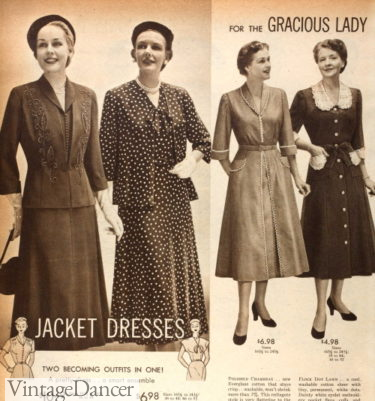 1950s Mature Women Fashion, Mrs. Clothing