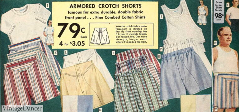 1950s Men's Underwear History