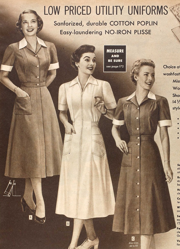1950s House Dresses History | 50s Shirtwaist Dress