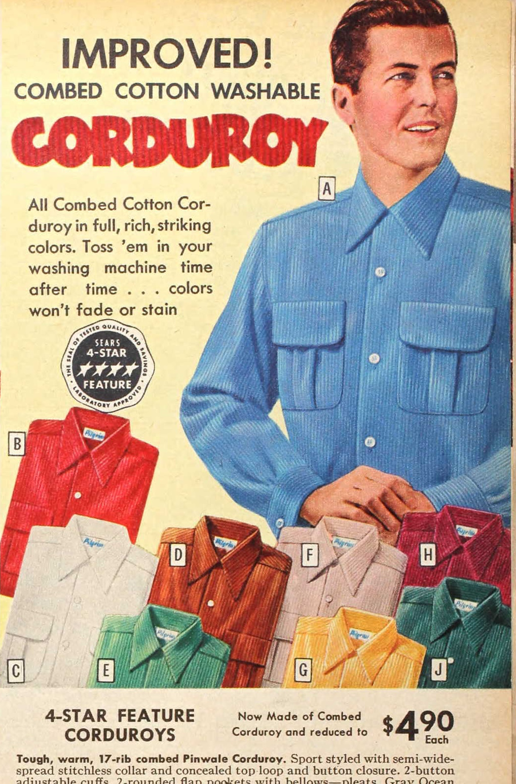 1950s Men's Winter Fashion, Clothes | 50 Pictures