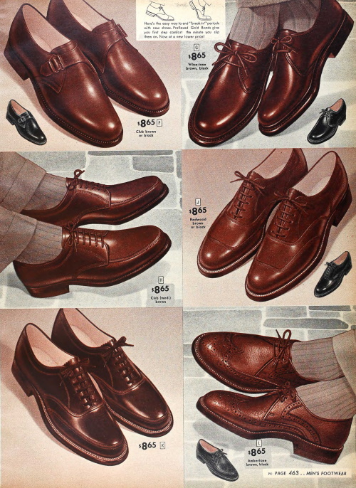 Men's 1950s Shoes Styles- Saddle Shoes to Rockabilly Boots