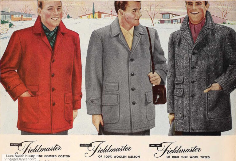 1950s Men's Winter Fashion, Clothes | 50 Pictures