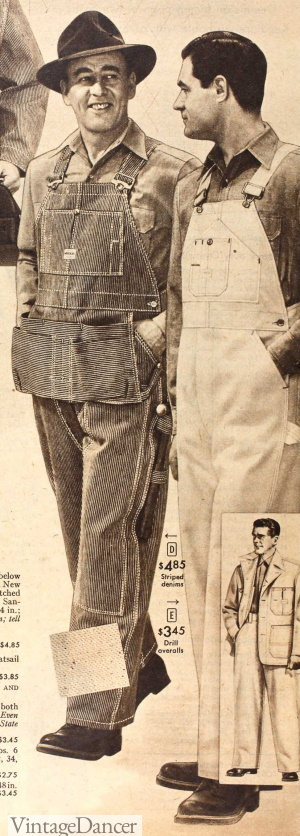1950s Men's Workwear & Casual Clothes