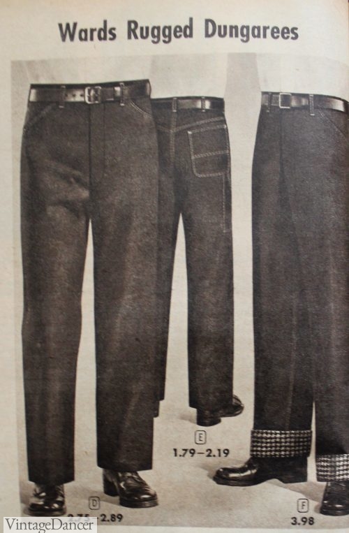 1950s Style Men's Pants, Trousers | Rockabilly Jeans