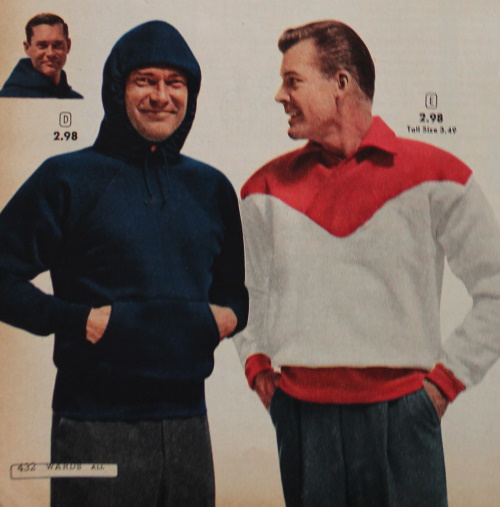 Men's Vintage Gym Clothes 1920s-1950s | Sweatshirts, Shorts, Tops ...