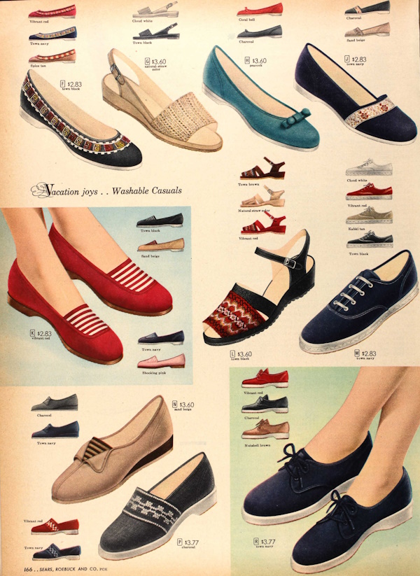 1950s Shoe Styles- History and Shopping Guide