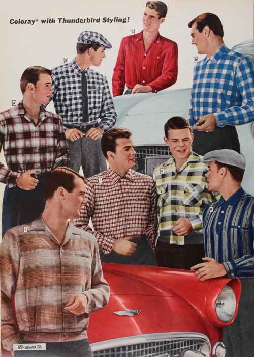 1950s Men's Shirt Styles - Casual, Gaucho, Camp, Bowling