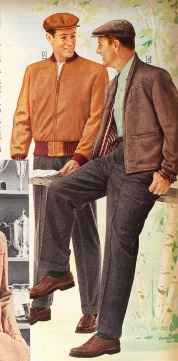 1950s Men's Winter Fashion, Clothes | 50 Pictures