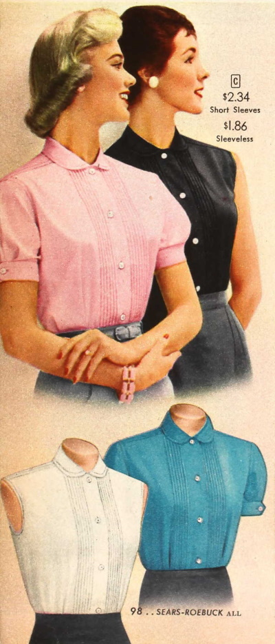 1950s Tops and Blouse Styles | 50s Fashion History