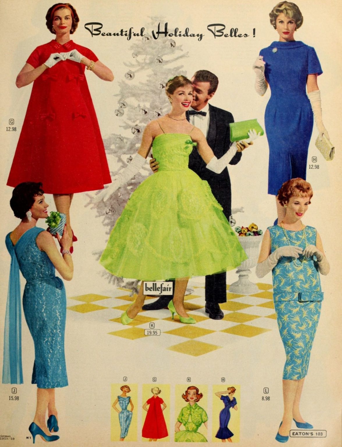 1950s History of Prom, Party, Evening and Formal Dresses