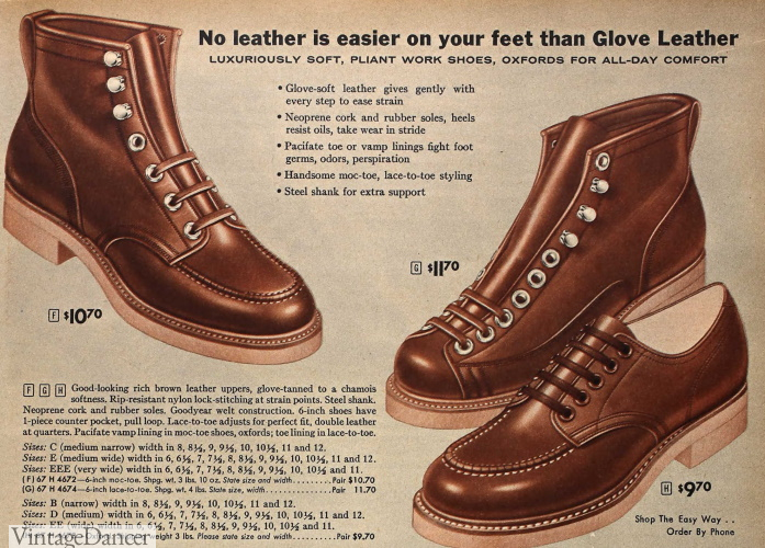 1950s Men's Workwear & Casual Clothes