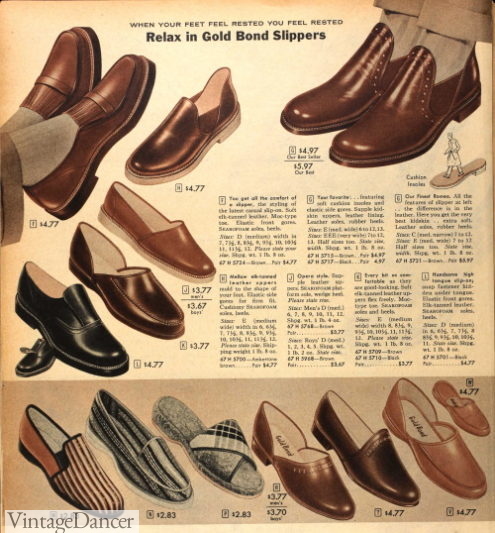 Men's Vintage Slippers | Classic Loafers, Opera, Smoking Shoes