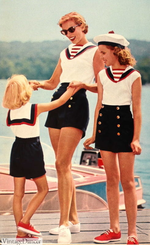 Vintage Sailor Clothes Nautical Theme Clothing 1920s 1950s