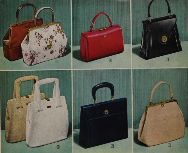 1950s Handbags, Purses, and Evening Bag Styles