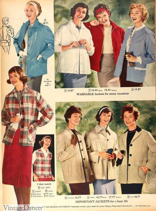 1950s Coats and Jackets History