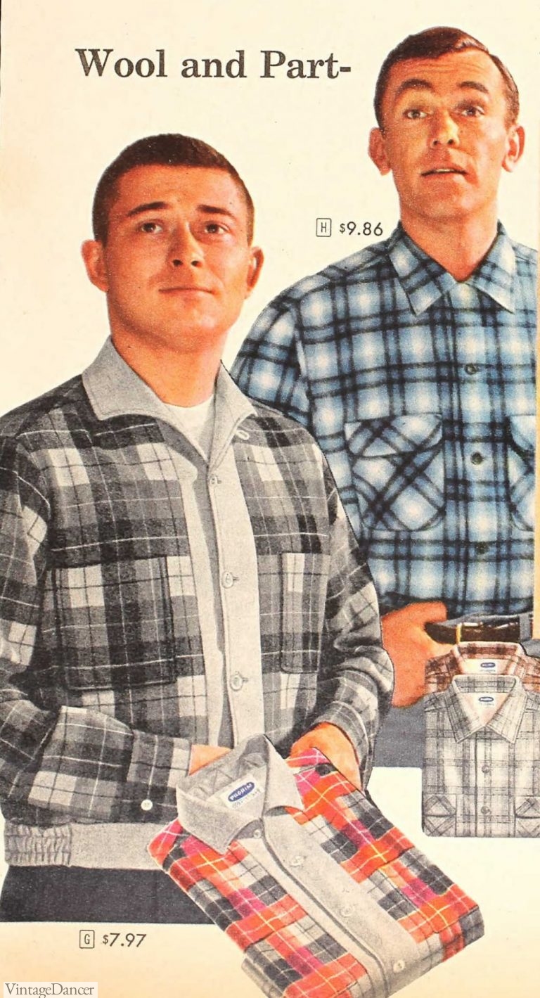 1950s Men's Shirt Styles - Casual, Gaucho, Camp, Bowling