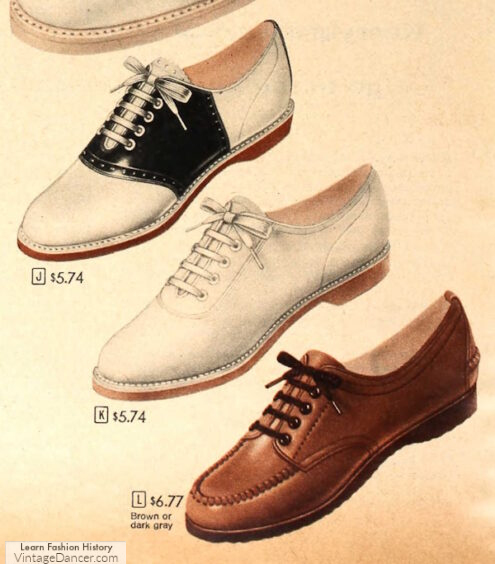 1950s Shoe Styles- History and Shopping Guide