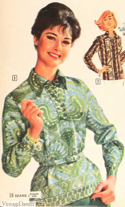 1960s Tops, Shirts, and Blouse Styles | History