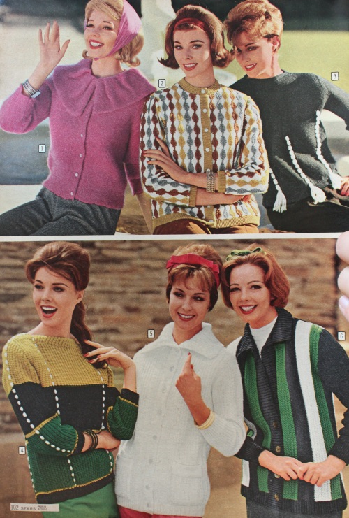 Vintage Sweaters: 1940s, 1950s, 1960s with Pictures