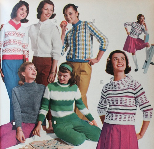 Vintage Sweaters: 1940s, 1950s, 1960s with Pictures