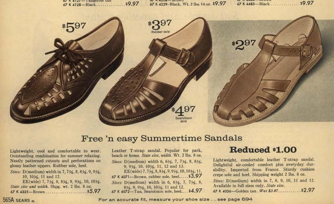 Men's Vintage Style Sandals