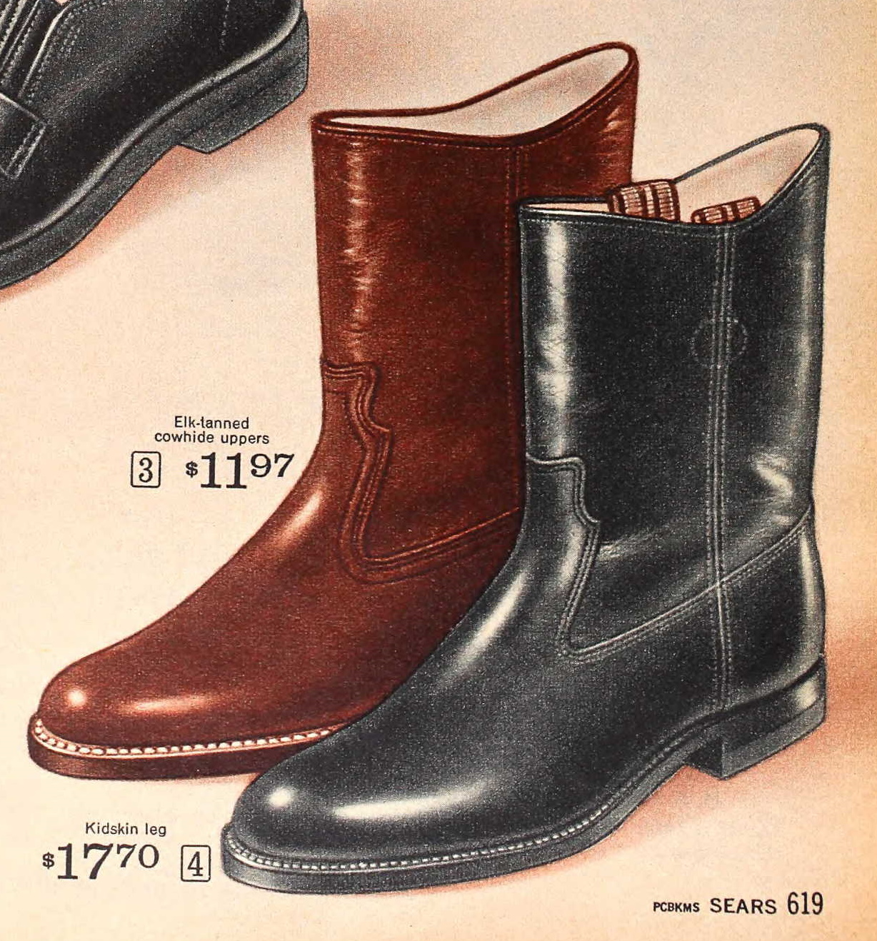 Men's Vintage Winter Boots- 1920s to 1950s