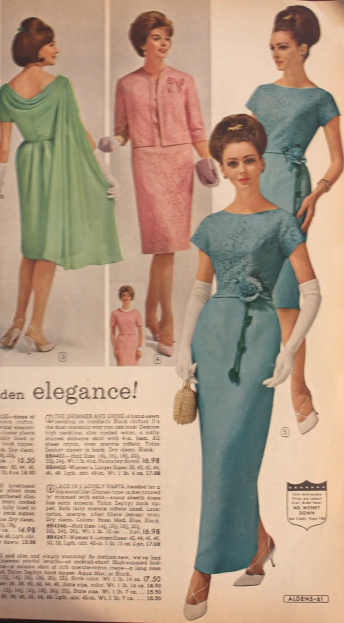 1960s Evening Dresses, Bridesmaids, Mothers Gowns