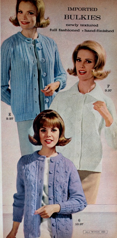 Vintage Sweaters: 1940s, 1950s, 1960s with Pictures