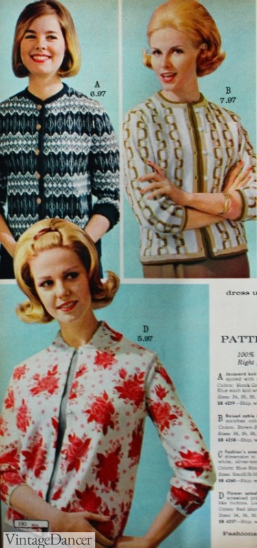 Vintage Sweaters: 1940s, 1950s, 1960s with Pictures
