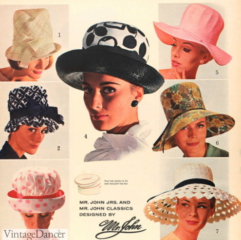 1960s Hats Styles | Women's Hat History