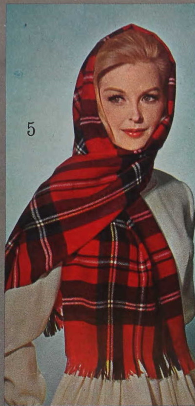 Vintage Knit Scarves, Shawls for Winter - History 1910-1970s