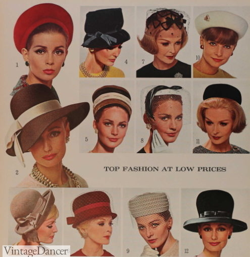 1960s Hats Styles | Women's Hat History