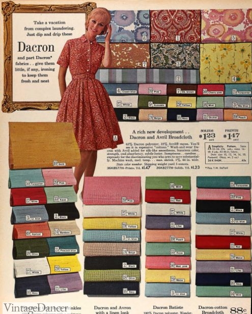 1960s Colors and Fabrics - Women's Fashion