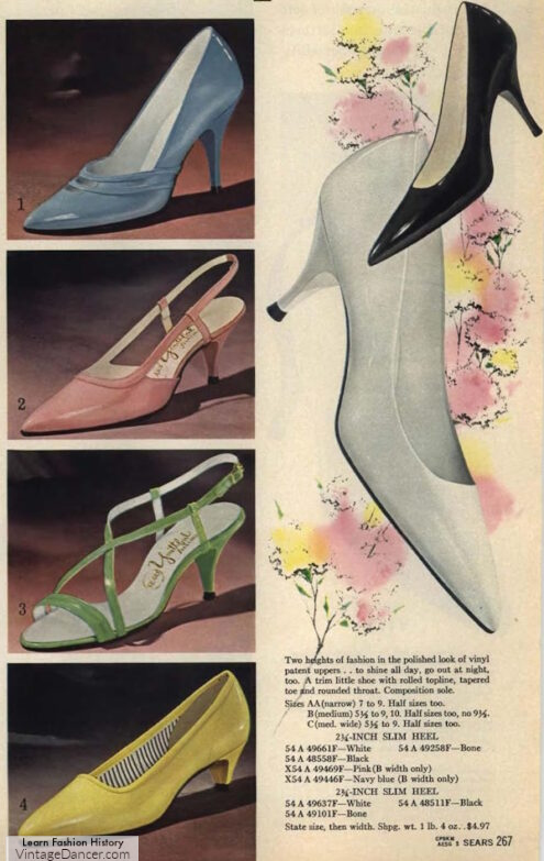 1960s Shoes: 8 Popular Shoe Styles