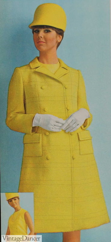 Ten 1960s Coats and Jacket Styles