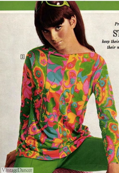 1960s Tops, Shirts, and Blouse Styles | History