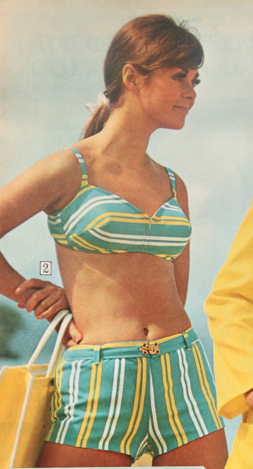 60s Swimsuits 70s Bathing Suits Retro Swimwear