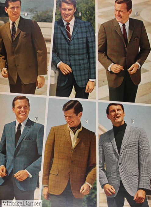 1960s Men's Suits, Sport Coats History