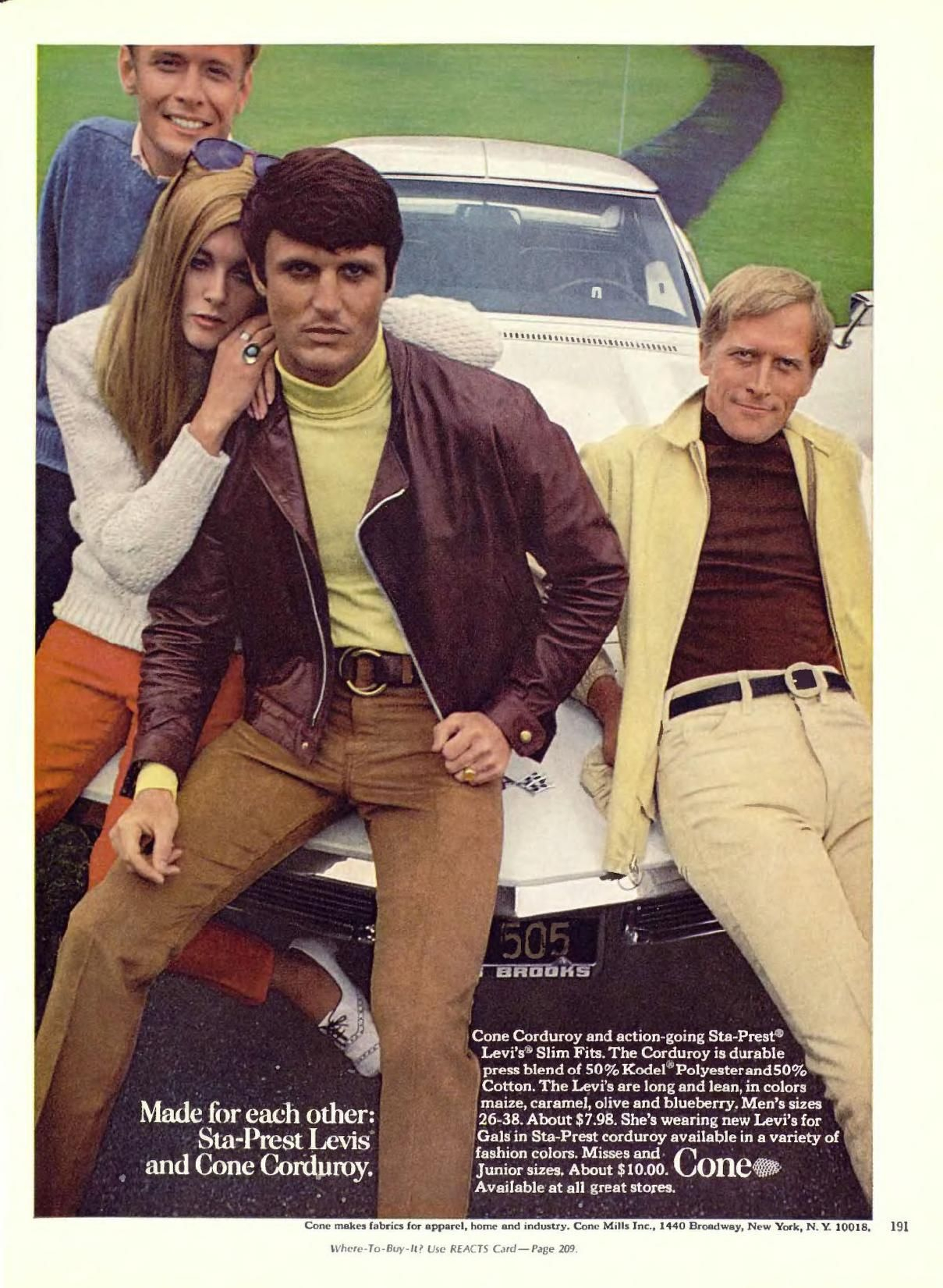 60s Men's Mod Fashion - American Style