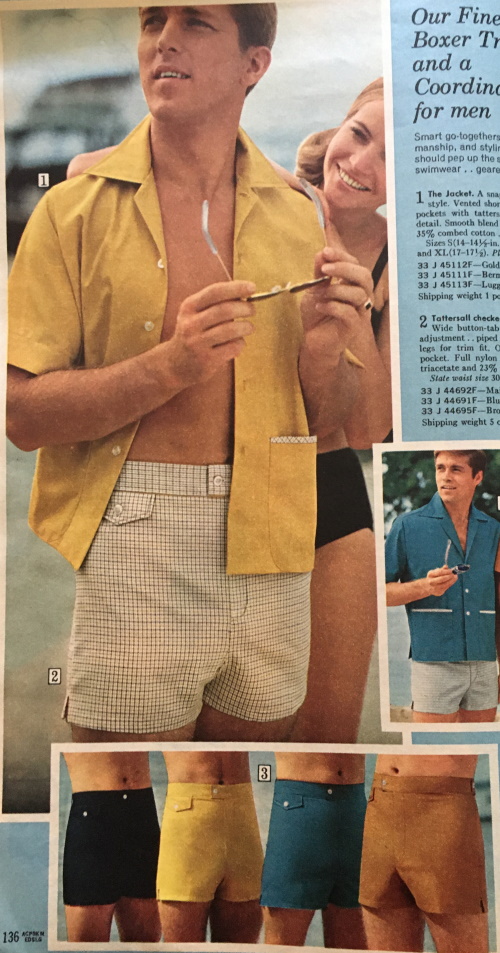Retro Men's Swim Trunks - 1960s, 1970s, 1980s History