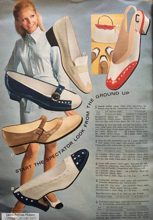 1960s Shoes: 8 Popular Shoe Styles