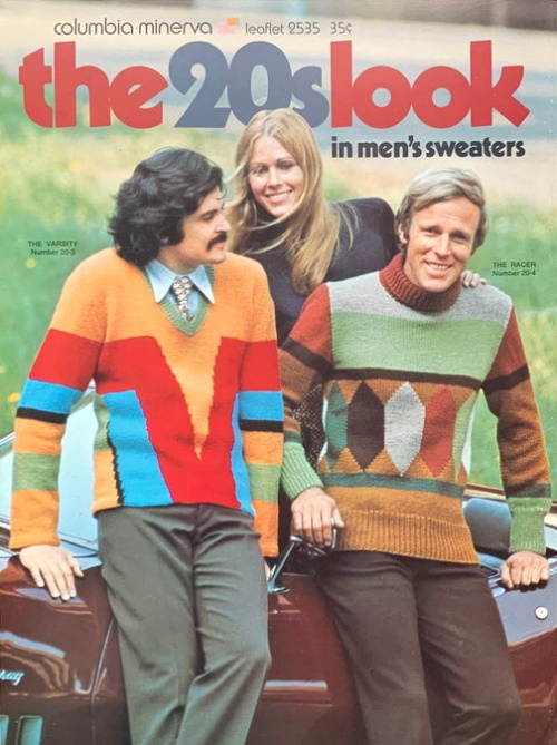 Men's Vintage Sweaters History 20s, 30s, 40s, 50s, 60s, 70s, 80s