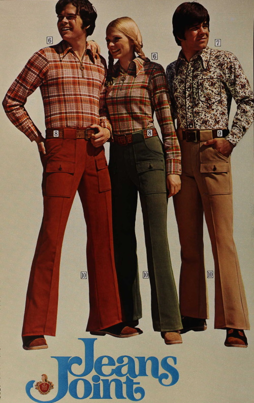 60s - 70s Mens Bell Bottom Jeans, Flares, Disco Pants