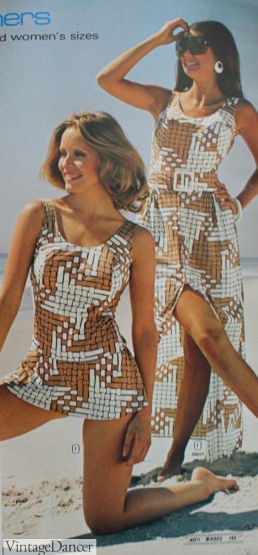 60s Swimsuits, 70s Bathing Suits | Retro Swimwear