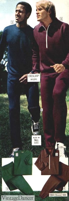 Men's Retro Workout Clothes 70s, 80s, 90s| Tracksuits, Sweatshirts