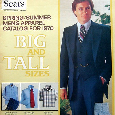 Vintage Big and Tall Men's Clothing History
