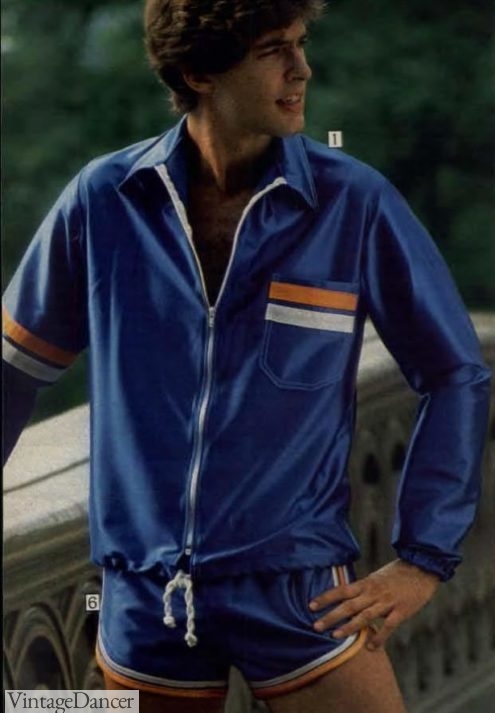 Men's Retro Workout Clothes 70s, 80s, 90s| Tracksuits, Sweatshirts