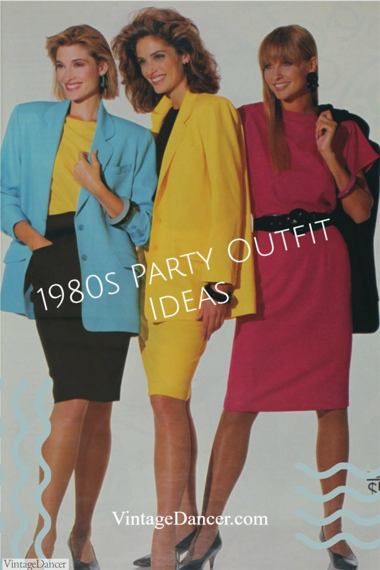 1980s Party Outfit Ideas for Girls, Guys and Couples