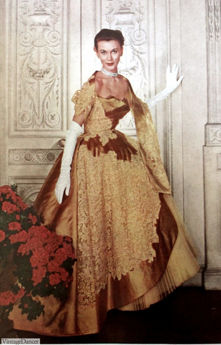1950s History of Prom, Party, Evening and Formal Dresses