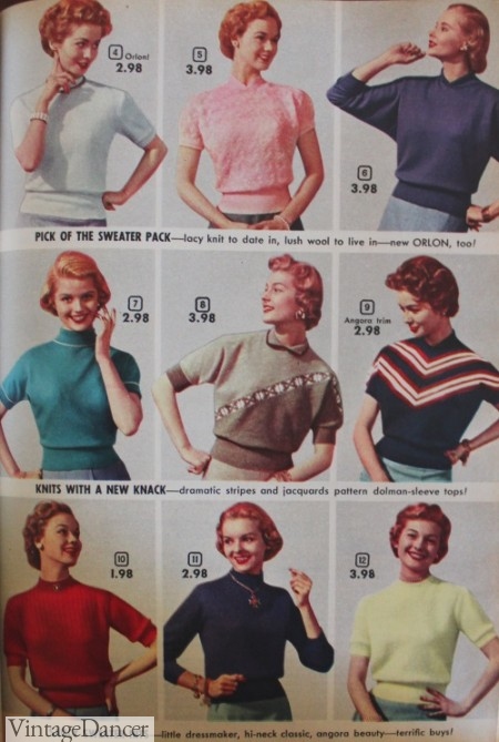1953 Fashion, Clothing Styles